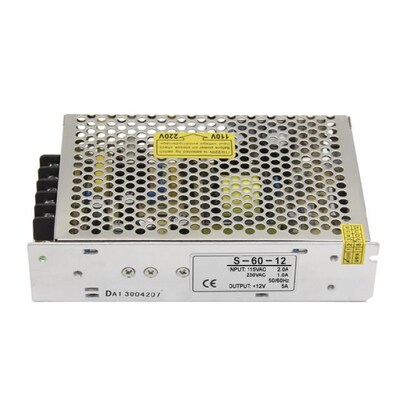 S-60-12 60W 12V 5A Single DC Output switching power supply f