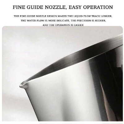 Milk Jug, 304 Stainless Steel Milk Cup Milk Frothing
