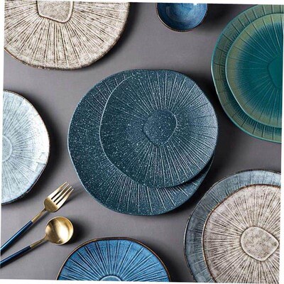 piece set household ceramics dinner bowls plates dish no