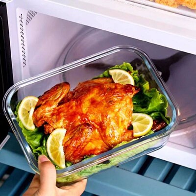 Glass Meal Prep Containers Lunch Box, Food Storage Container