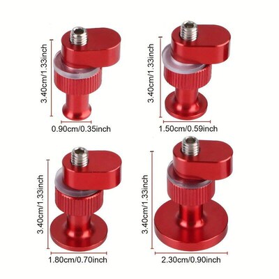 4Pcs Aluminum Alloy Glue Puller Tabs Hail Dent Slide Hammer