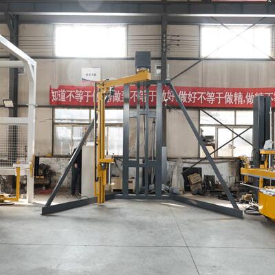 R1800F定制款三脚架摇臂缠绕机在线式缠绕机悬臂式缠绕机