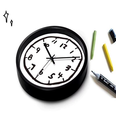 10 inches silent wall clock bedroom living room colorful