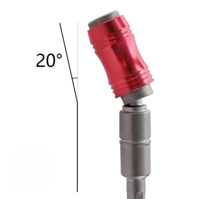Chrome-Vanadium Steel Screw Driver Bit Holder 1/4  20 Degr