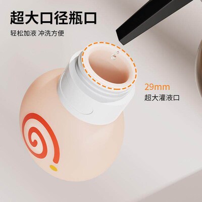 Donut-shaped silicone travel bottles set, press-type refill