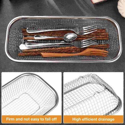 Utensils Cabinet Chopstick Rest Storage Rack Basket Holder
