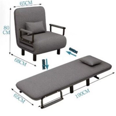 Sofa bed folding multi-functional rental room lazy sofa