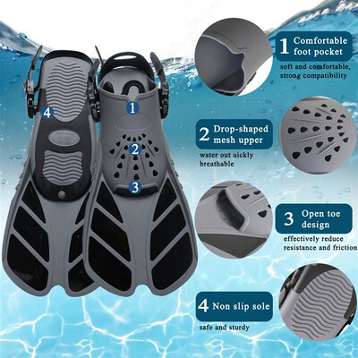 Snorkeling Mask Double Tube Silicone Full Dry Diving Mask Ad