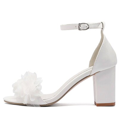 Flip Flop Sandals For Women Round Toe Summer New Thick Heel