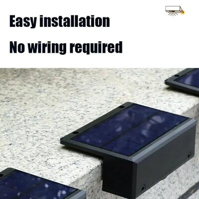 Solar Wall Lights IP65 Outdoor Square Solar Wireless Wall Mo
