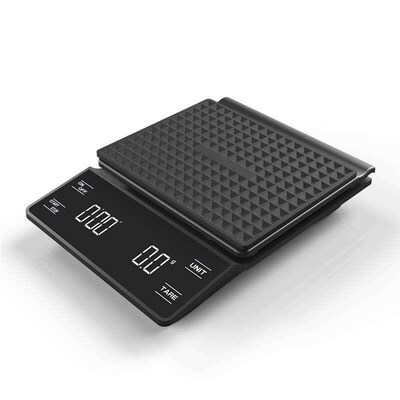 3KG/0.1g Digital Kitchen Scale with Timer Smart Coffee Weigh