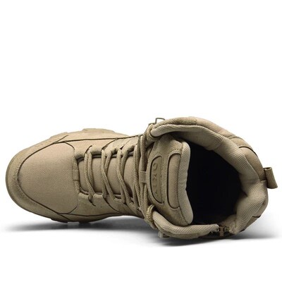 Men Military Boots Men Outdoor Cow Suede Ankle Boots Tactica