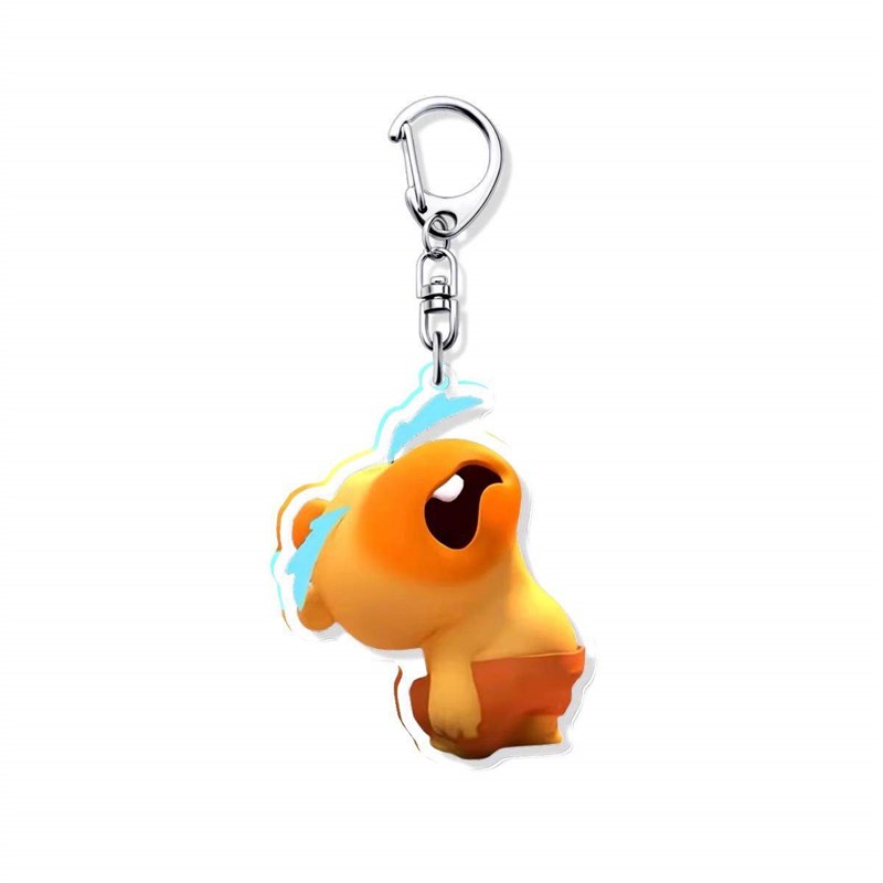 Cute Capybara Lulu Expression Pack Acrylic Keychain, Adorabl