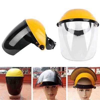 PC Plastic Portable Transparent Protective Welder Face