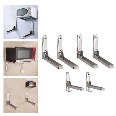 Microwave Mount Bracket Extendable Oven Rack for Accessories