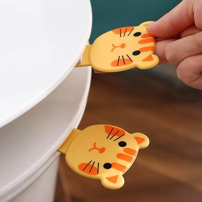 Cartoon Creative Toilet Lid Lifter, Anti-Dirty Hands, Home U