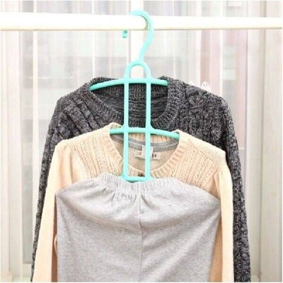 Multifunctional Hanger Hook 3 Layer Space Saver Clothes
