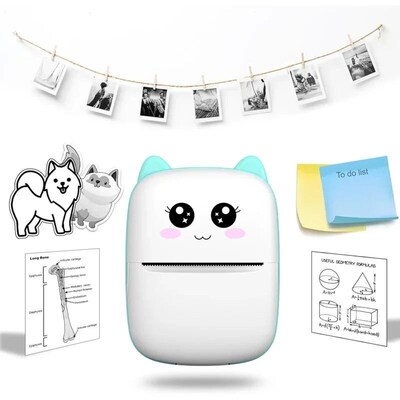 Mini label printer portable pocket thermal printer 58mm prin