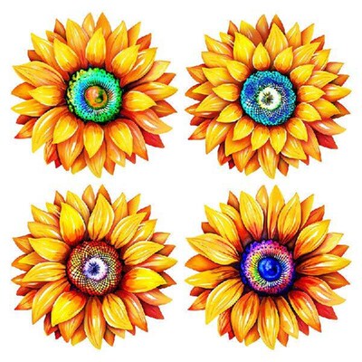 Courtyard Garden Home Sun Wall Decoration Iron Decorative
