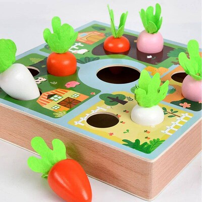 Woodpecker Magnetic Insect Catching Parent Child Interaction