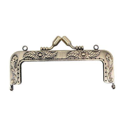 5pcs/lot 12cm Retro Bag Buckle Antique Bronze tone Metal