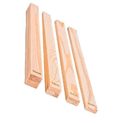 8Pcs 3/5/7/10MM Clay Rolling Pin Guides Pottery Teaching