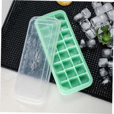 Silicone ice cube tray bar whiskey large square ice mold wit