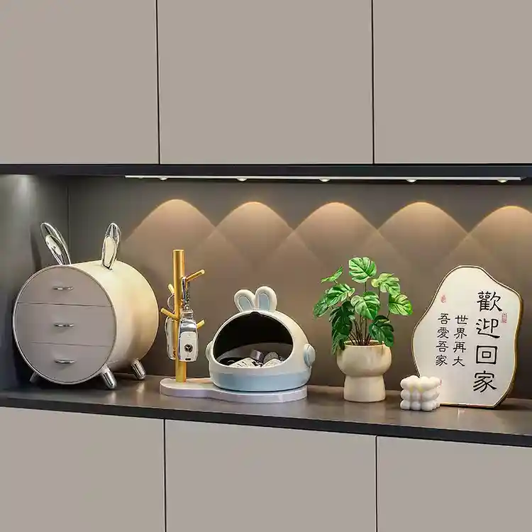 钥匙收纳盒玄关摆件入户门口客厅电视鞋柜家居装饰品乔迁新居礼物