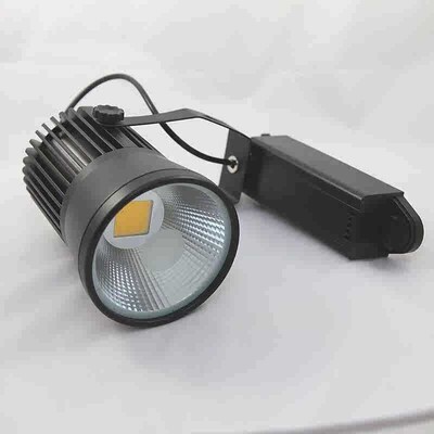 LED rack Light Dimmable 30W COB Rail Lamp 130-140lm/W Spotli