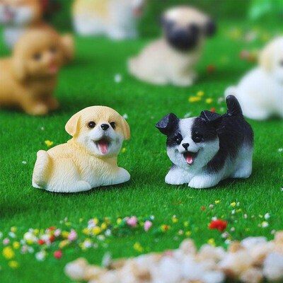 New Cute Hanging Cup Resin Decoration Cat Dog Rabbit Flower