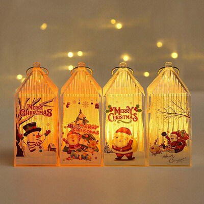 Christmas decoration gift portable nightlight window display