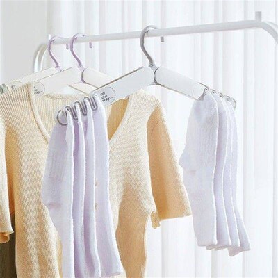 ABS Clothes Storage Rack Lightweight Non-trace Clothes