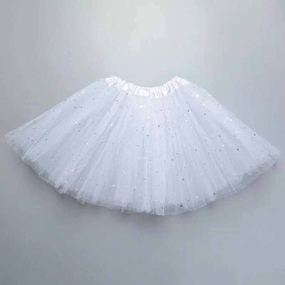 Kids Baby Star Glitter Dance Tutu Skirt For Girl Sequin 3 La