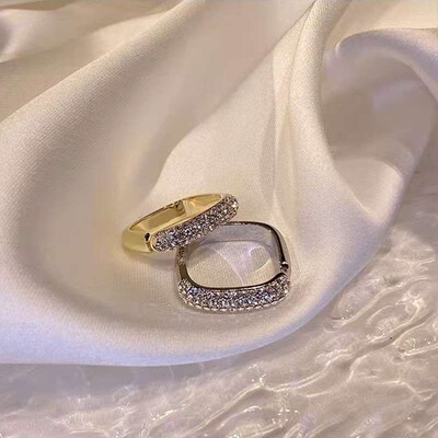 Galaxy Surround Full Diamond Ring Womens Personalized Light