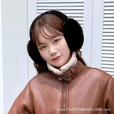 Foldable earmuffs for women Autumn and winter cute earmuffs