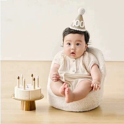 Newborn Baby Full Moon Photography Props Small Sofa 100 Days