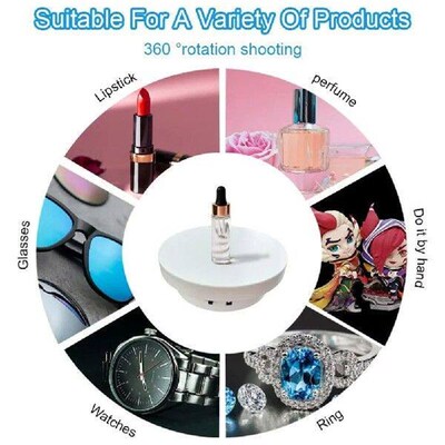 Motorized Rotating Display Stand Electric Turntable USB
