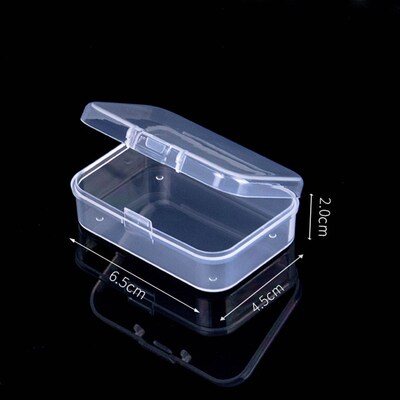 Mini Plastic Box Rectangular Box Translucent Box Packing Box