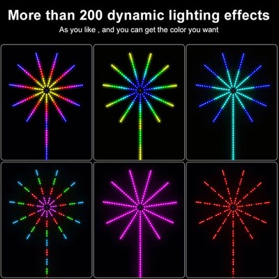 Remote-Controlled LED Light Strip Fireworks LED Strip Light