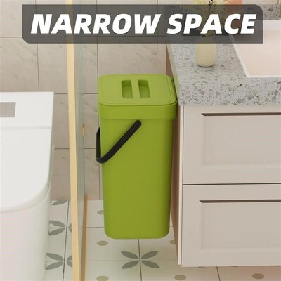 Food Waste Basket Bin for Kitchen, Small Countertop Compost