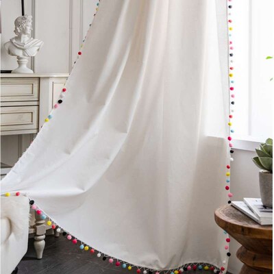 Le Xuan Show Nordic Simple Curtain Finished Bedroom Hook Cur