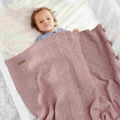 knit blanket for newborn bed sheet swaddle wrap baby quilt