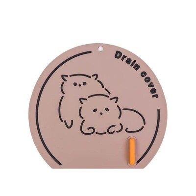 Silicone Drain Cover with Strong Adsorption for Odor Prevent
