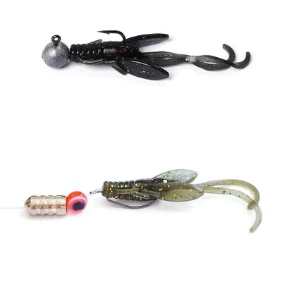 10pcs Jig Wobblers Silicone Soft Bait Worm Lobster Fishing L