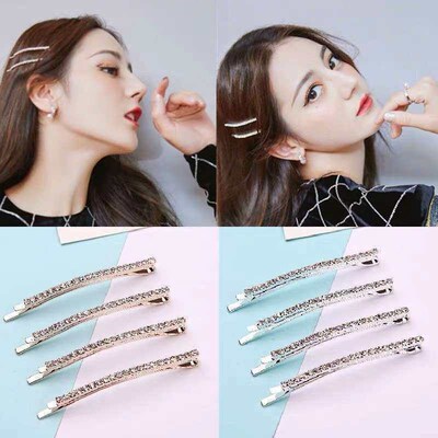 Diamond Hairpin Metal Side Clip Womens Ins Style Hair Acces