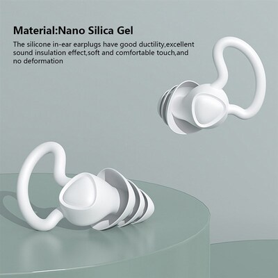 Silicone Ear Plugs Noise Canceling Plugs Sleep Earplugs Redu