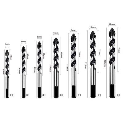 HHO-Tungsten Carbide Drill Bit Set for Porcelain Ceramic Til