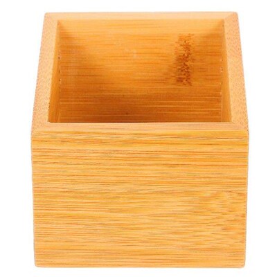 Tea Bag ganizer Storage Box Brown Small Holder Tray Coffee