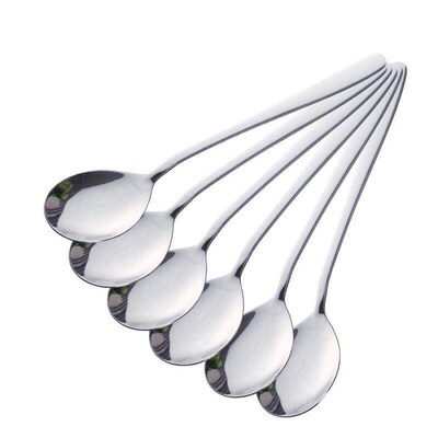 6 Set Korean spoon domestic long handle spoon spoon Korean s