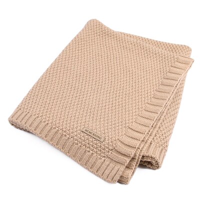 Baby Blanket Knitted Newborn Swaddle Wrap Blankets Super Sof